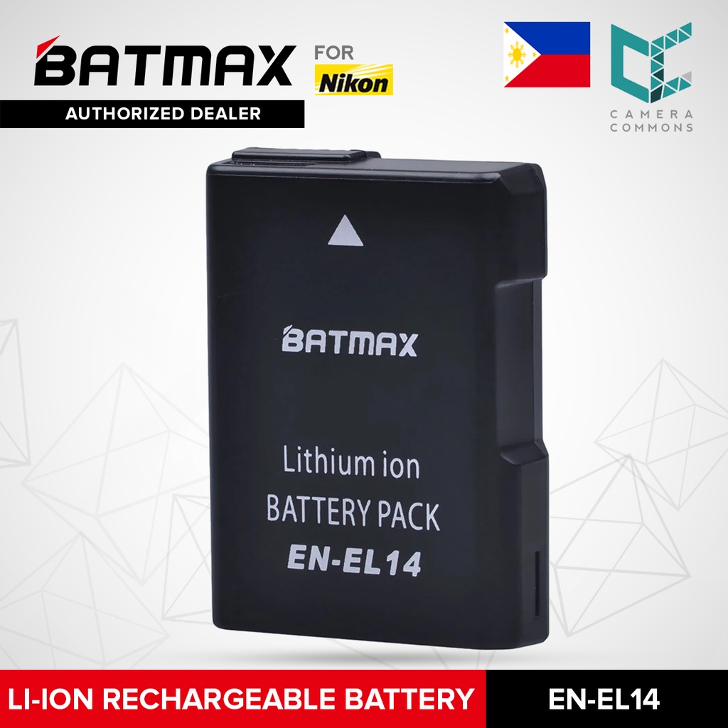 BATMAX 1PC EN-EL14 EN-EL14A Li-Ion Rechargeable Battery for Nikon ...