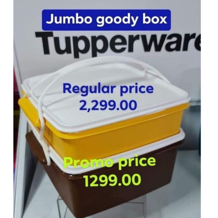Tupperware Jumbo Goody Box | Shopee Philippines