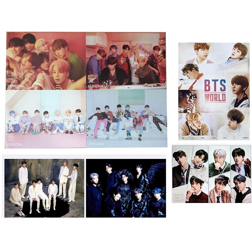 [ON HAND] BTS Album Poster POB WINGS MOTS PERSONA YNWA BTS WORLD ...