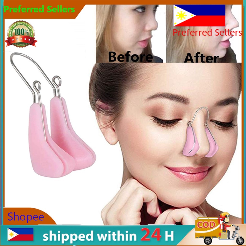 Nose Shaper Lifter Pincer Nose Beauty Lift Soft Safe Silicone Nose ...