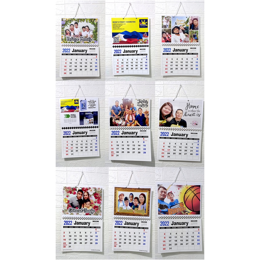 Customized/Personalized 16x11 inches Calendar/Monthly Calendar/Price ...