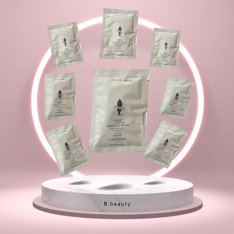 10 Pieces !! Adolph Shampoo Sachets (Ginseng) | Shopee Philippines