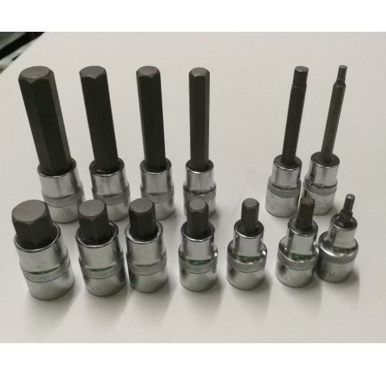 Licota 1/2 drive Hex Bit Socket 55mm or 100mm length sold per piece ...