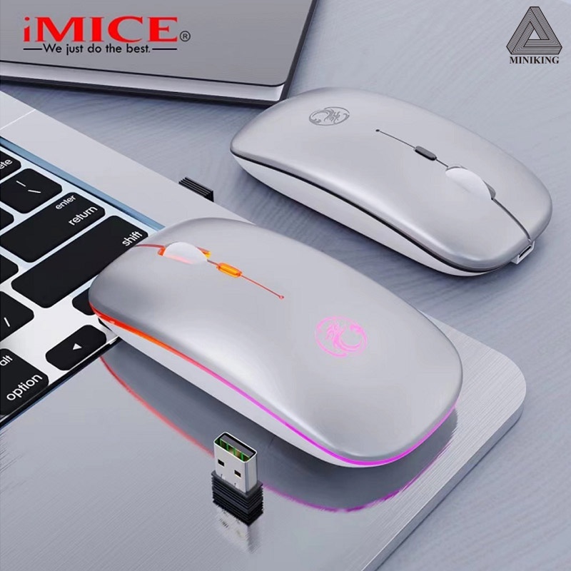 2.4G Wireless Mouse E-1300 Rechargeable Charging Mouse Accessories Mute ...