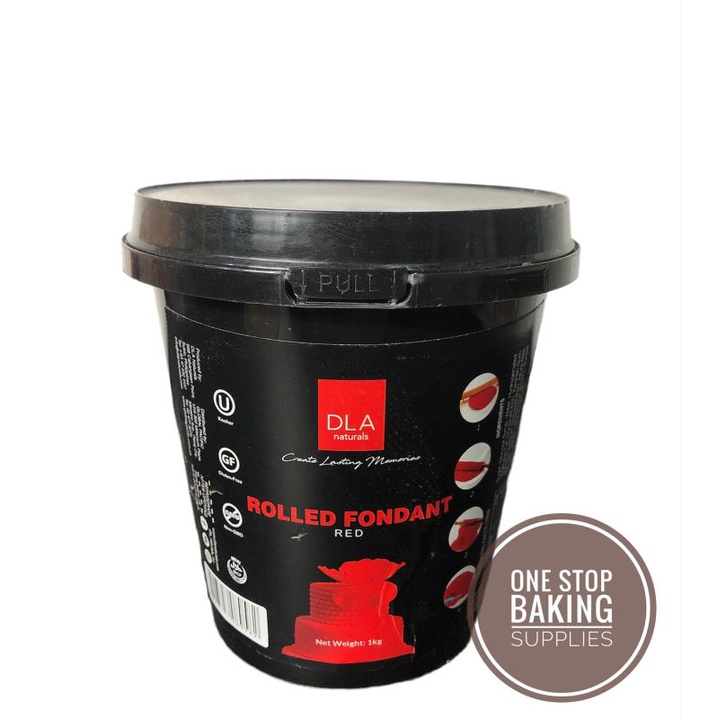 DLA ROLLED RED FONDANT(1kilo) | Shopee Philippines