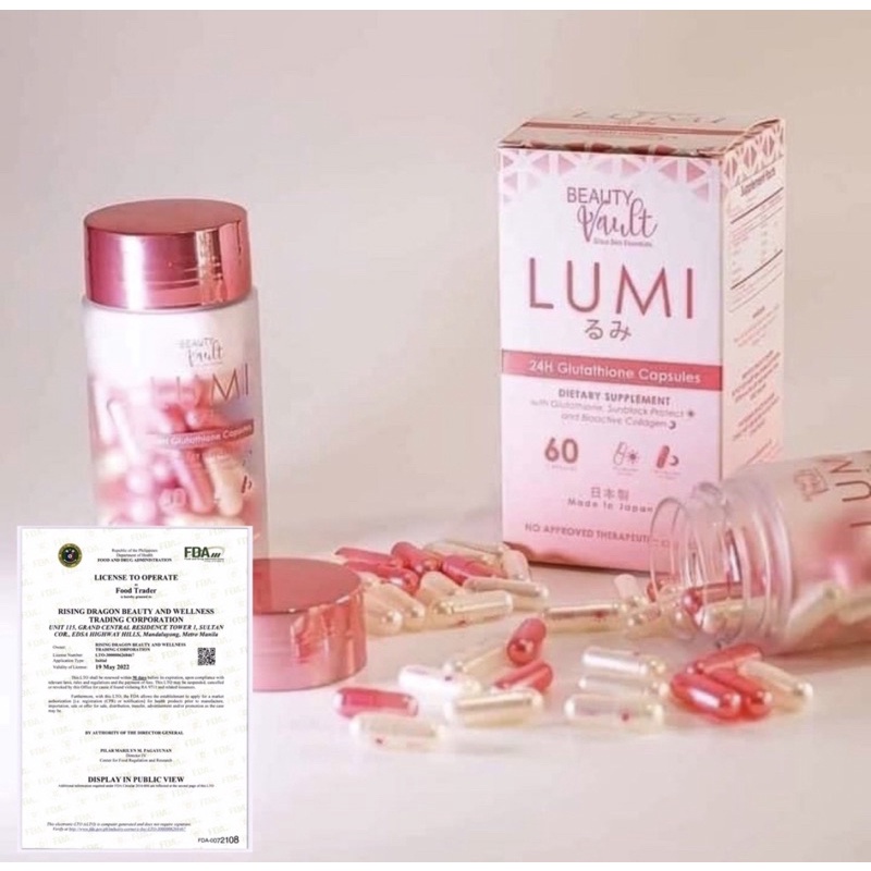 Original Beauty Vault Lumi Gluta Caps | Shopee Philippines