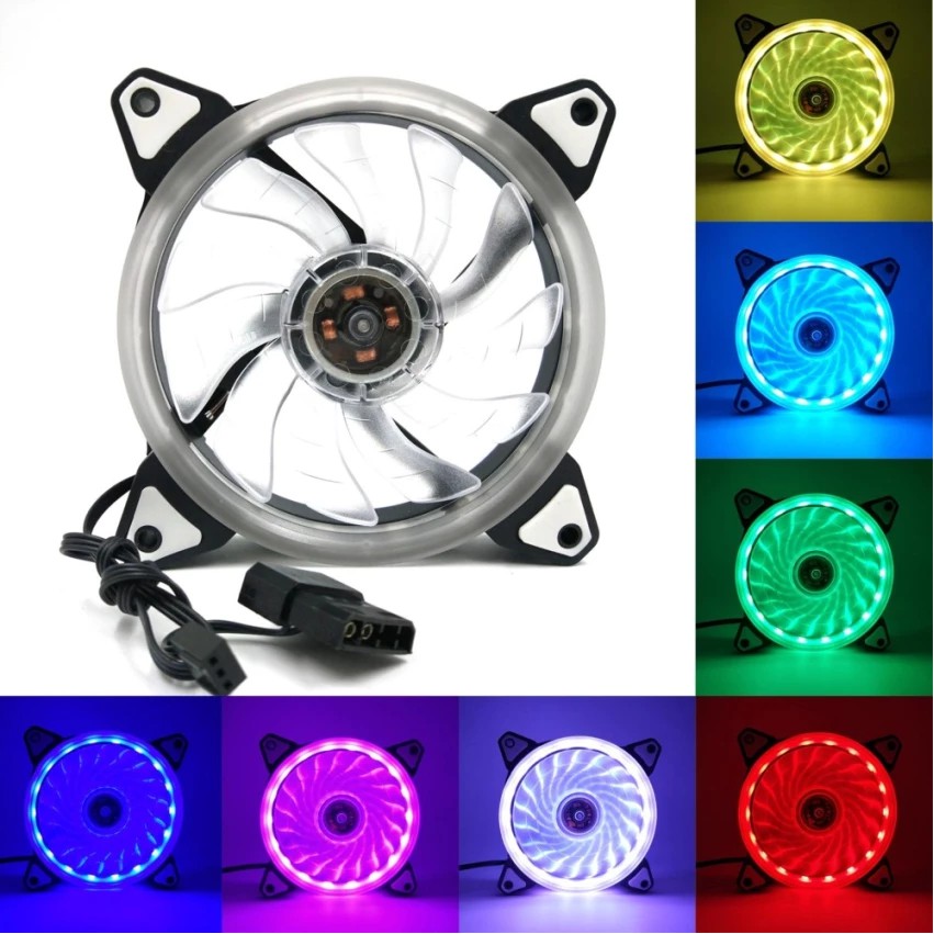 DYNAMIC RGB LED BREATHING PC COMPUTER CASE COOLING FAN | Shopee Philippines