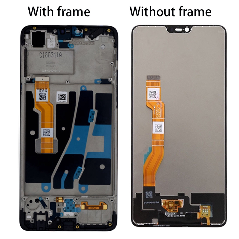 For OPPO F7 Full LCD Display Touch Screen Digitizer frame Replacement ... For OPPO F7 Full LCD Display Touch Screen Digitizer frame Replacement ...