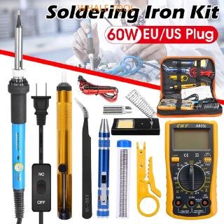 Adjustable Temperature Electric Soldering Iron kit 220V 60W Welding ...