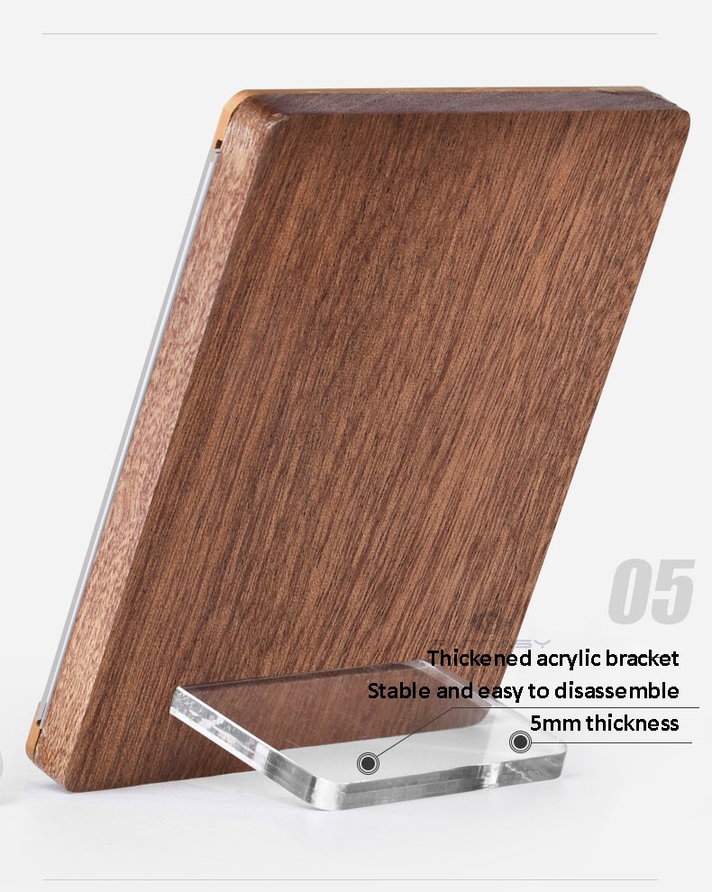 SVIAO Creative Solid Wood QR Code Table Card Display Ad Photo Frame ...