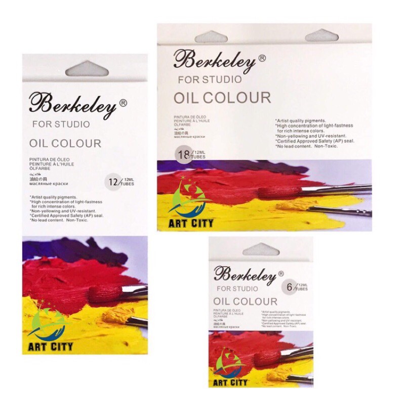 Berkeley Oil Colour Paint Set (12ml) | Shopee Philippines
