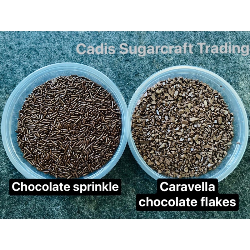 200g Caravella Chocolate Flakes | Elmer Chocorice Sprinkle | Donut ...