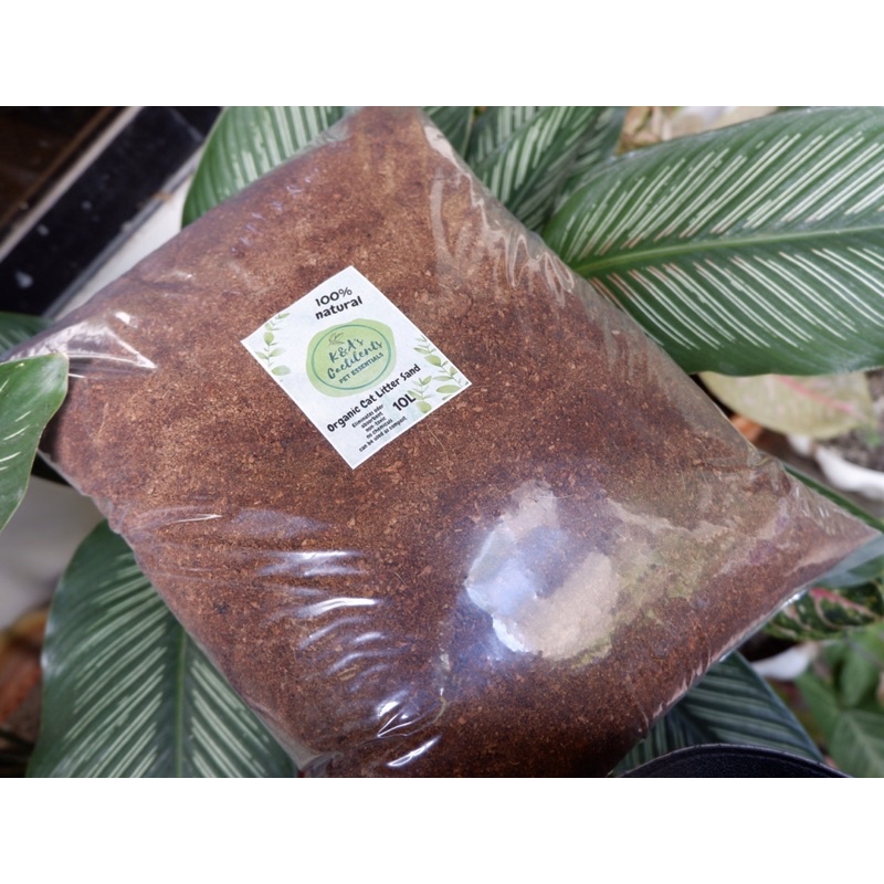 Organic Cat Litter Sand Absorbent and Non-toxic with free Activated ...