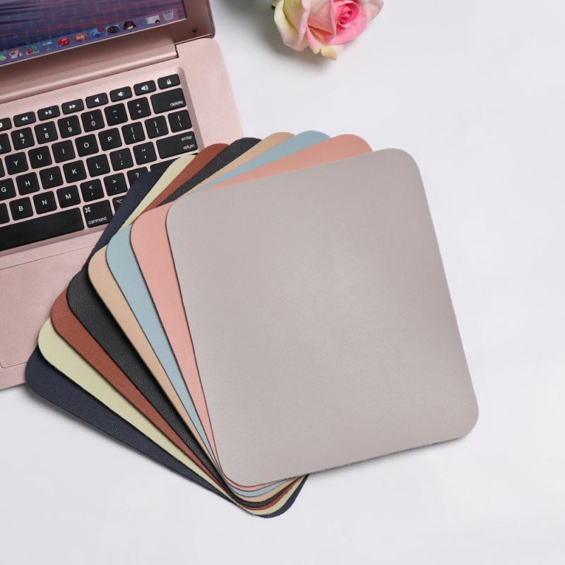 ME Double-sided usable Anti-slip Waterproof Leather Mouse Pad for ...