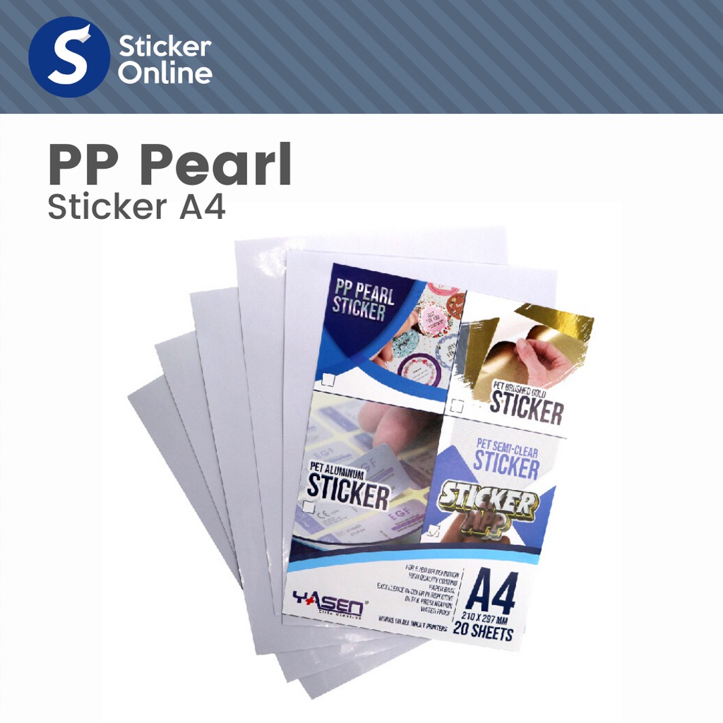 PP Pearl Sticker A4 Size | Shopee Philippines