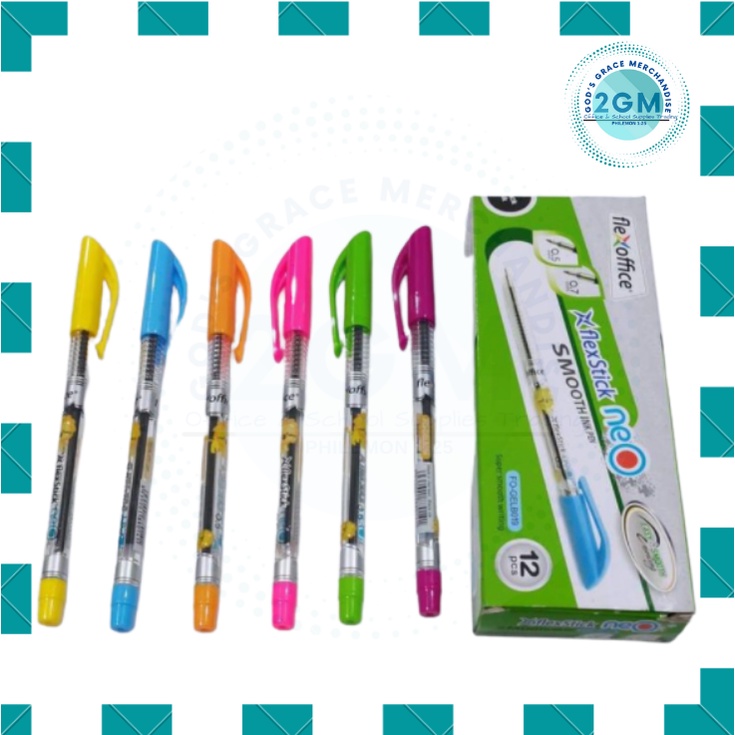 FLEXSTICK NEO Ballpen by 12's, Tip type: 0.5mm/0.7mm, 12 pcs/box ...