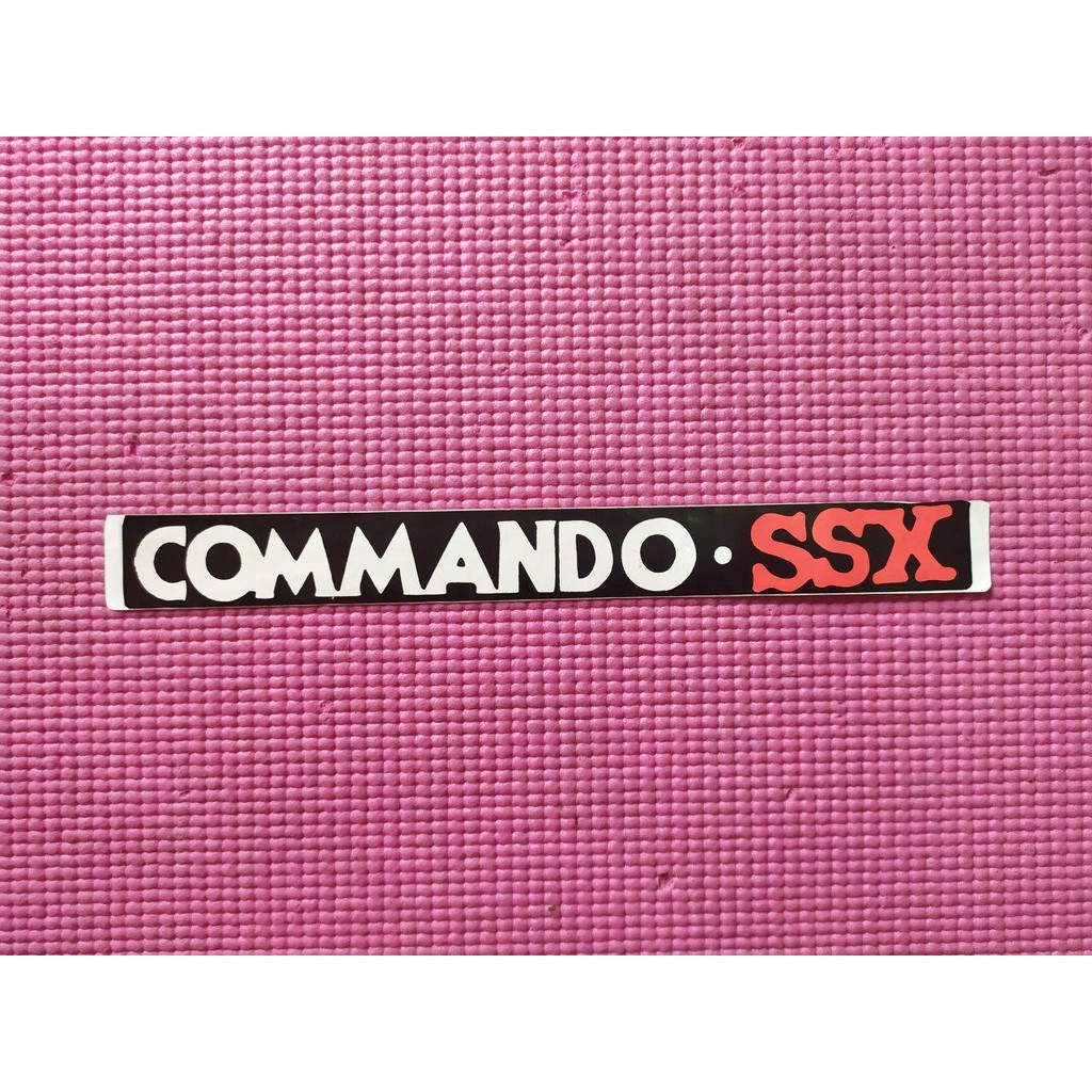 Commando SSX TOYOTA KIJANG Sticker | Shopee Philippines