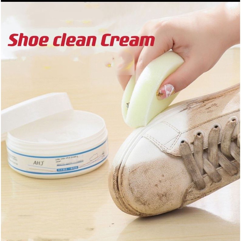 White Shoe Cleaning Cream Multipurpose Shoes Whitening Cleaning Stain ...