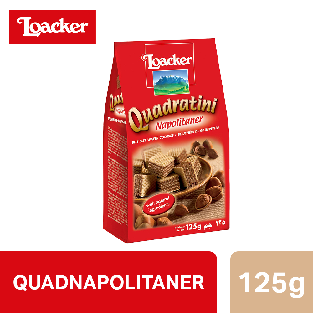 Loacker Quadratini Napolitaner Wafer 125g | Shopee Philippines