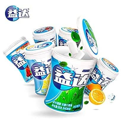 Yida Chewing Gum, Cooling Gum Sugar Free Mint Tropical Flavor 56g | BeeCost