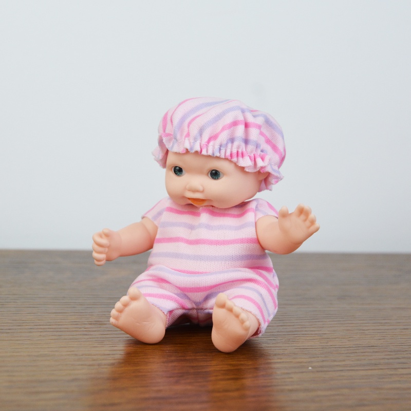 Mini Cute 4 Inch Baby Alive Doll Toy Dress Up Rebirth Baby Doll Full ...