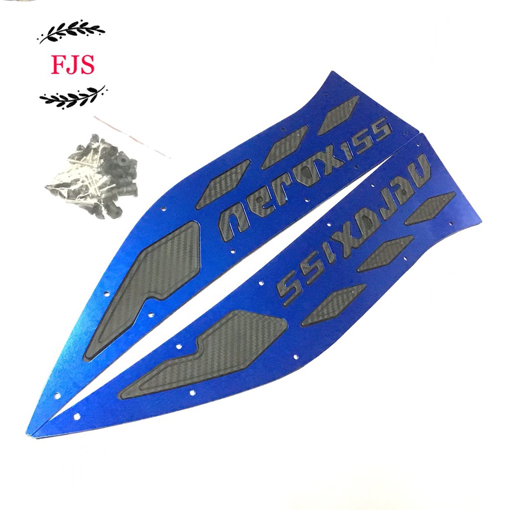 FJS Motorcycle 1Set Aerox 155 V1 Matting Footboard With Complete Bolts ...