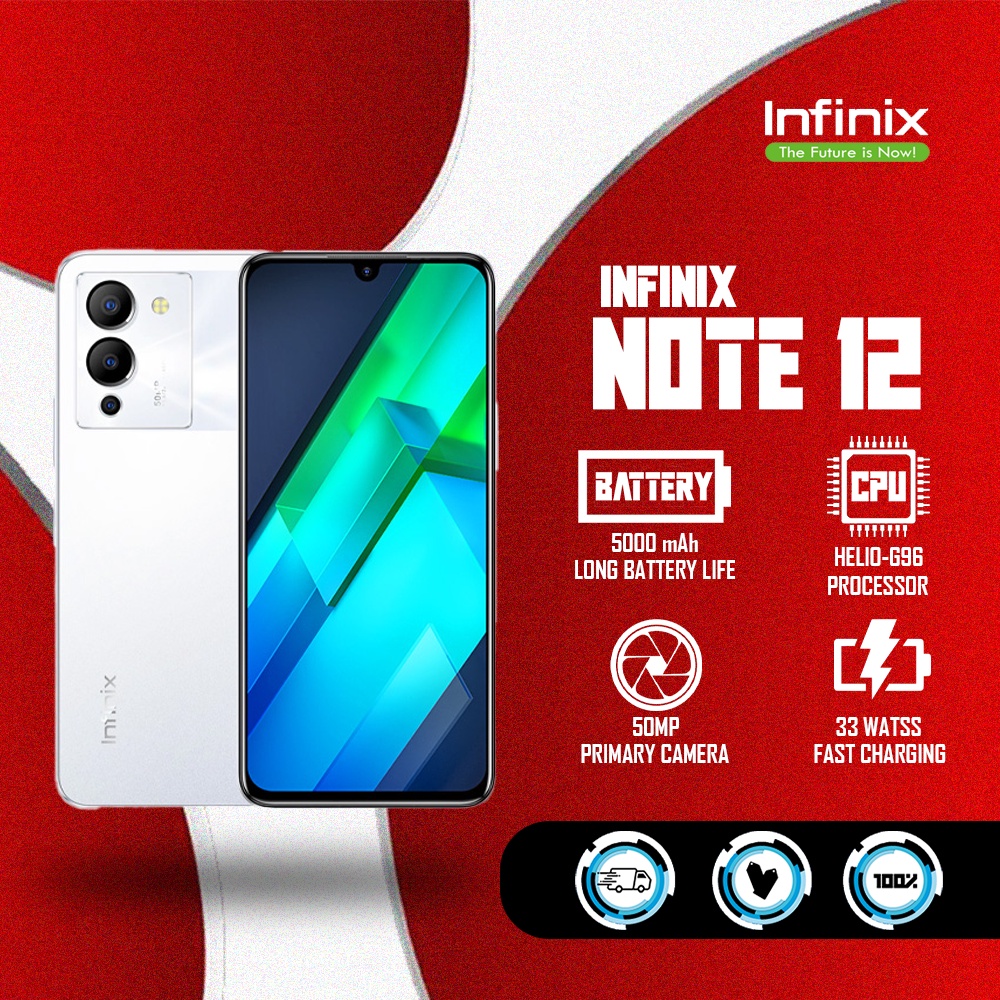Infinix Note 12 G96 | 8GB RAM | 128GB/256GB ROM | MediaTek Helio G96 ...