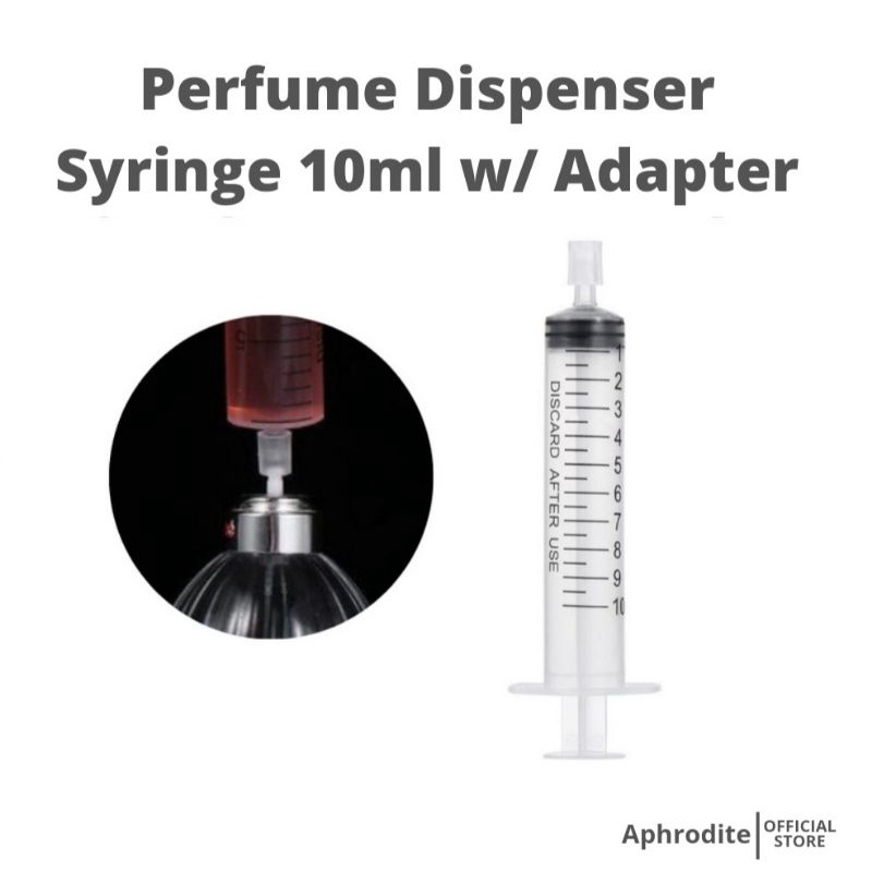 Perfume Dispenser Syringe w/ Adapter 10ml&20ml Perfume Decant Refill ...