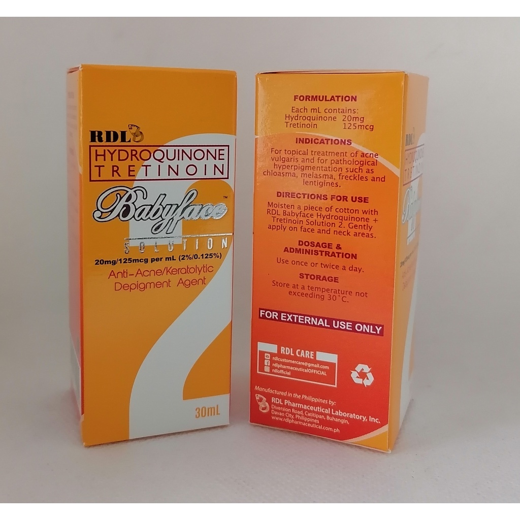 RDL BABYFACE ASTRINGENT SOLUTION CARE #2 30ML | Shopee Philippines