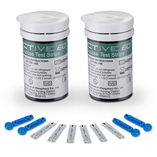 EXACTIVE EQ Impulse Blood Glucose 50s Test Strips FREE 50s Lancets ...