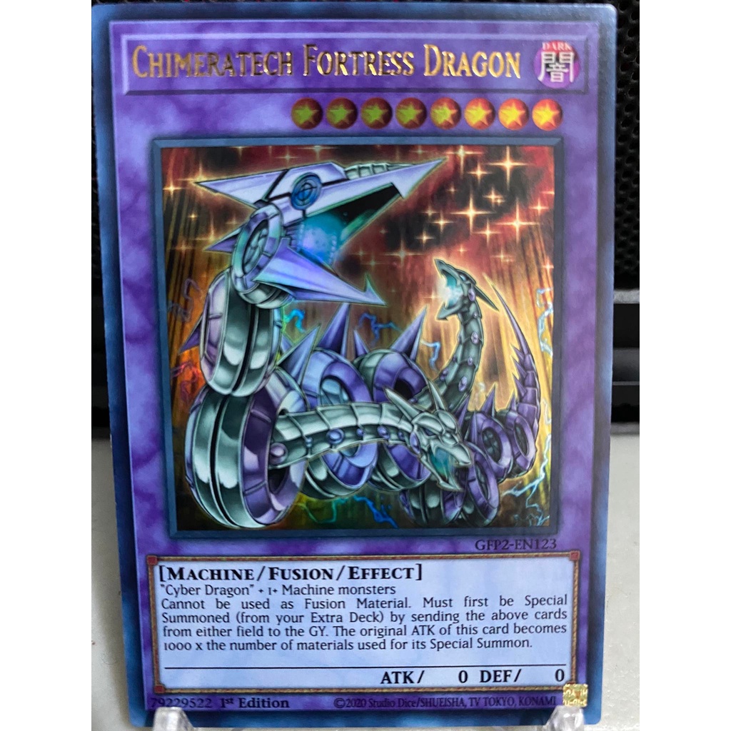 Chimeratech Fortress Dragon - GFP2-EN123 - Ultra Rare 1st Edition | Shopee Philippines