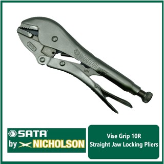 Nicholson SATA Vise Grip 10 Straight Jaw Locking Pliers Original ...