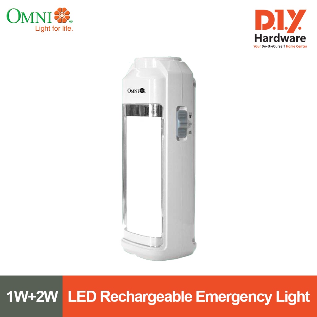 Omni LED Rechargeable Emergency Light AEL-200 | Shopee Philippines