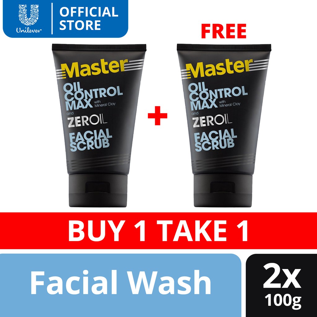 Master Facial Strub Oil Control Max 100g With Mineral Clay And Zeroil ...