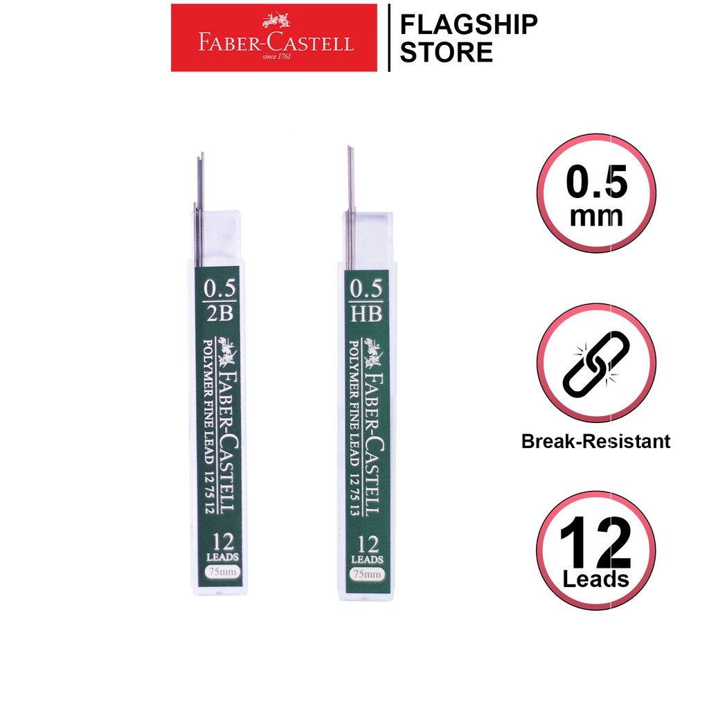 Faber-Castell Mechanical Pencil Lead 0.5 12S | Shopee Philippines