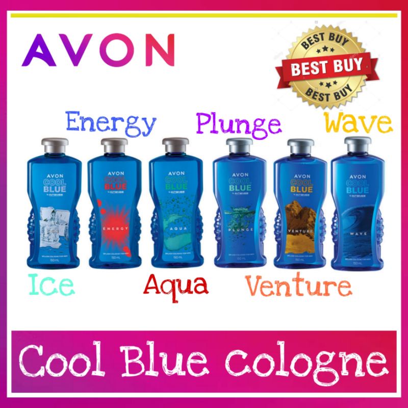 Avon Cool Blue Splash Cologne fragrance for Men 150mL | Shopee Philippines