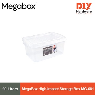 MegaBox High-Impact Storage box 120 liters MG-699 | Shopee Philippines