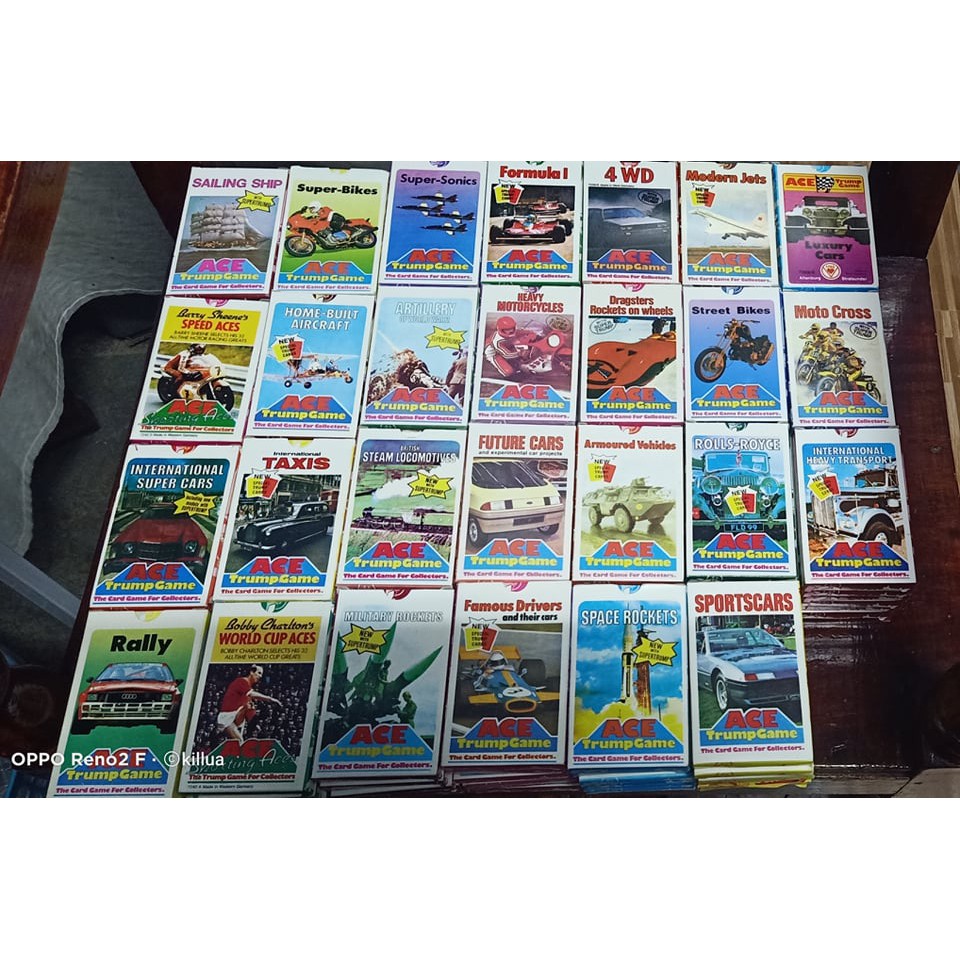 Vintage Super Trump Cards | Shopee Philippines