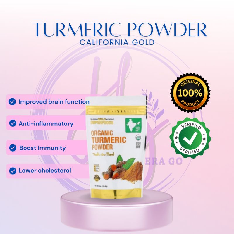 Organic Turmeric Powder (California GOLD Nutrition) | Shopee Philippines