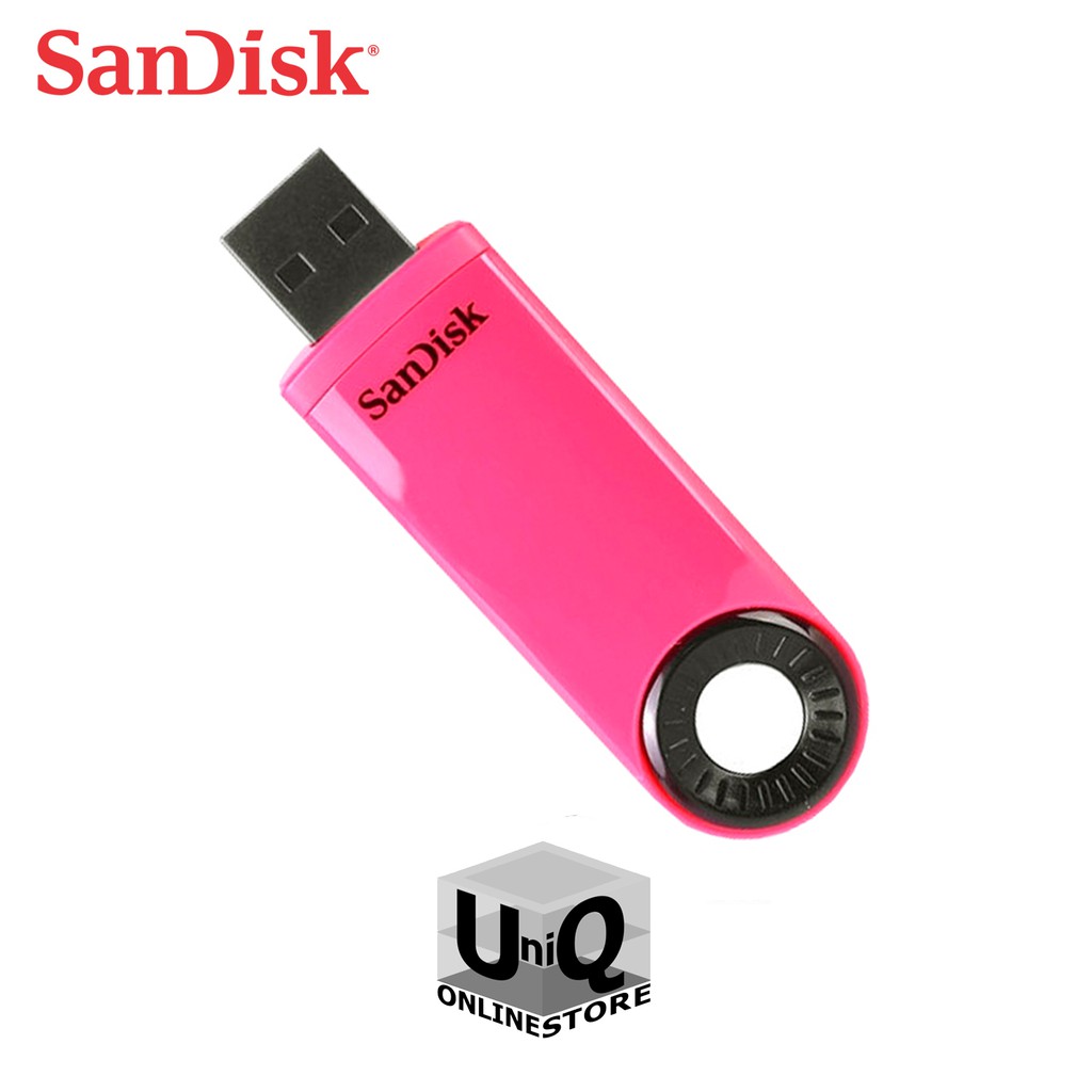 Sandisk Cruzer Dial SDCZ57 32GB USB 2.0 Flash Drive (Pink) | Shopee ...