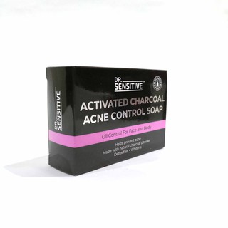Dr. Sensitive Activated Charcoal Acne Control Soap 120g | Shopee ...