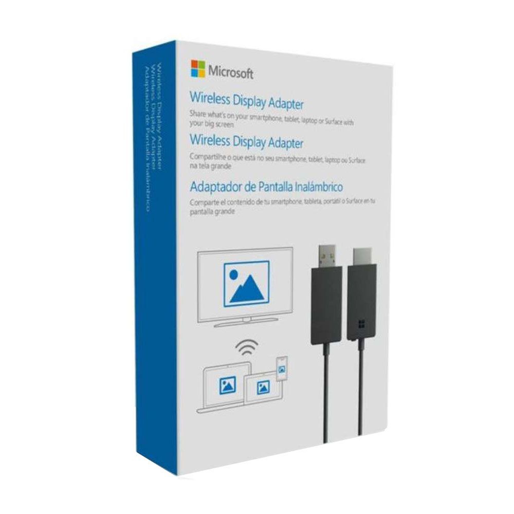Microsoft Wireless Display Adapter v2 for Surface Pro Tablets ( Black ...