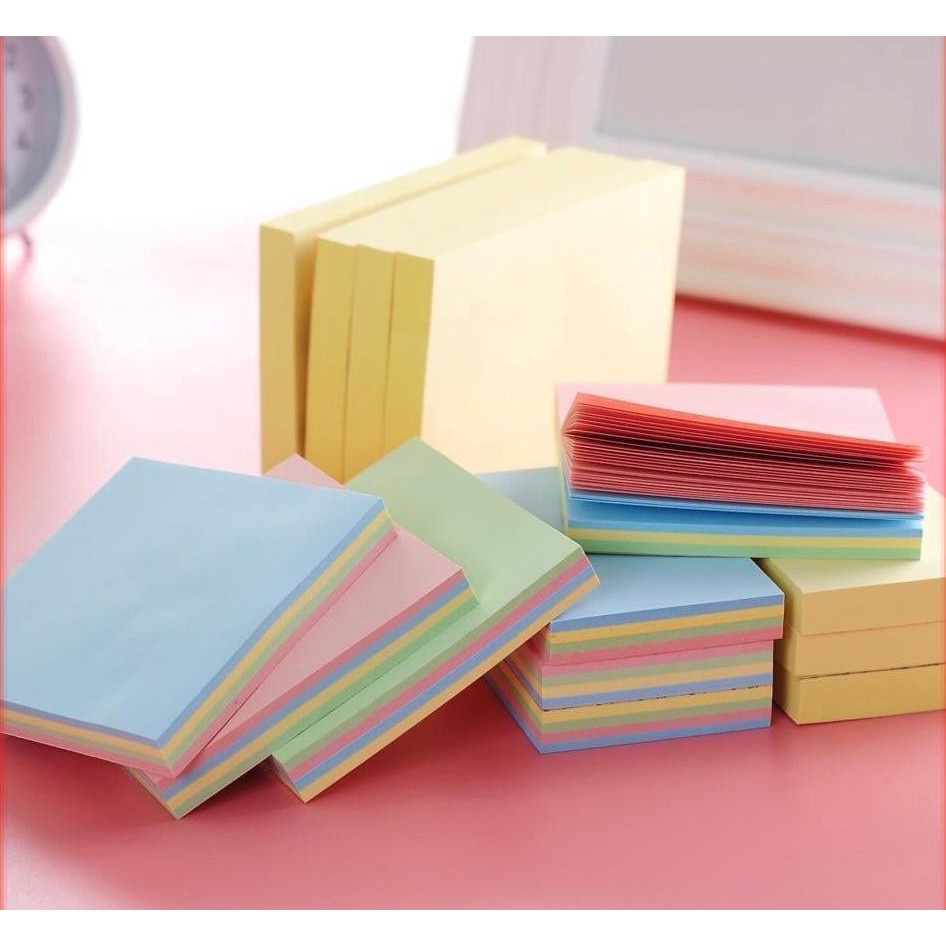 100 Sheets Sticky Note / Note pad | Shopee Philippines