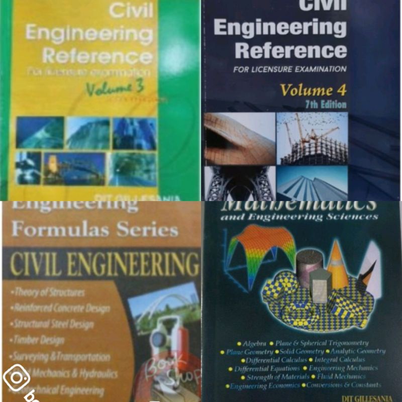 Civil books for Engineering set | Shopee Philippines