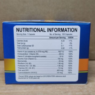 Multi Live Multivitamins MultiLive 100 Capsules | Shopee Philippines