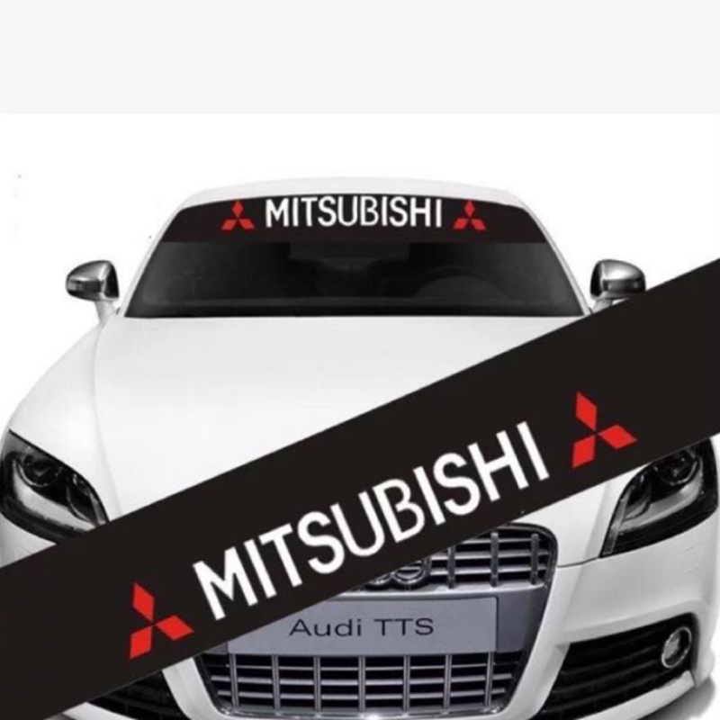 Mitsubishi Car Universal Windshield sticker P3018 | Shopee Philippines