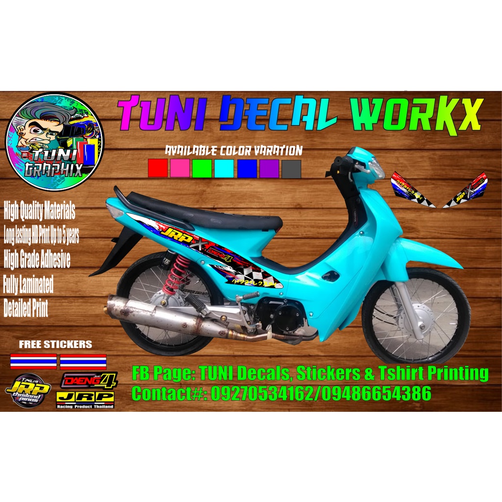 WAVE 100 ALPHA OLD (JRP X DAENG DECALS v2) w/ freebies | Shopee Philippines