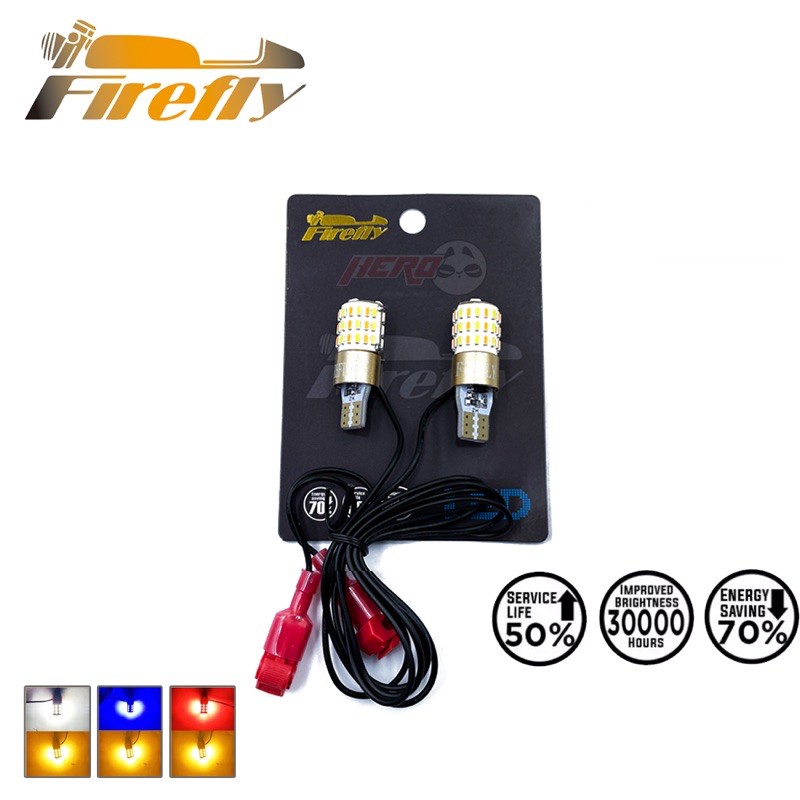 Firefly DUAL CONTACT LED Dual Mode T15 Signal/Park Light color amber ...