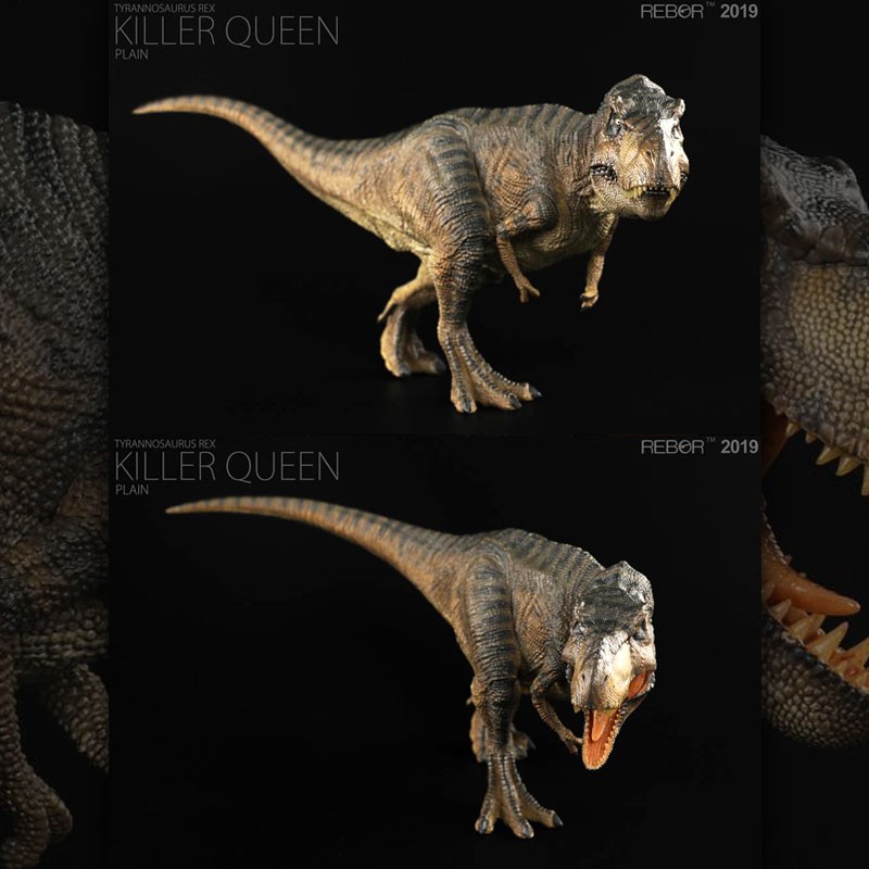 Rebor Tyrannosaurus Rex Killer Queen Plain Version 1:35 Scale Jurassic ...
