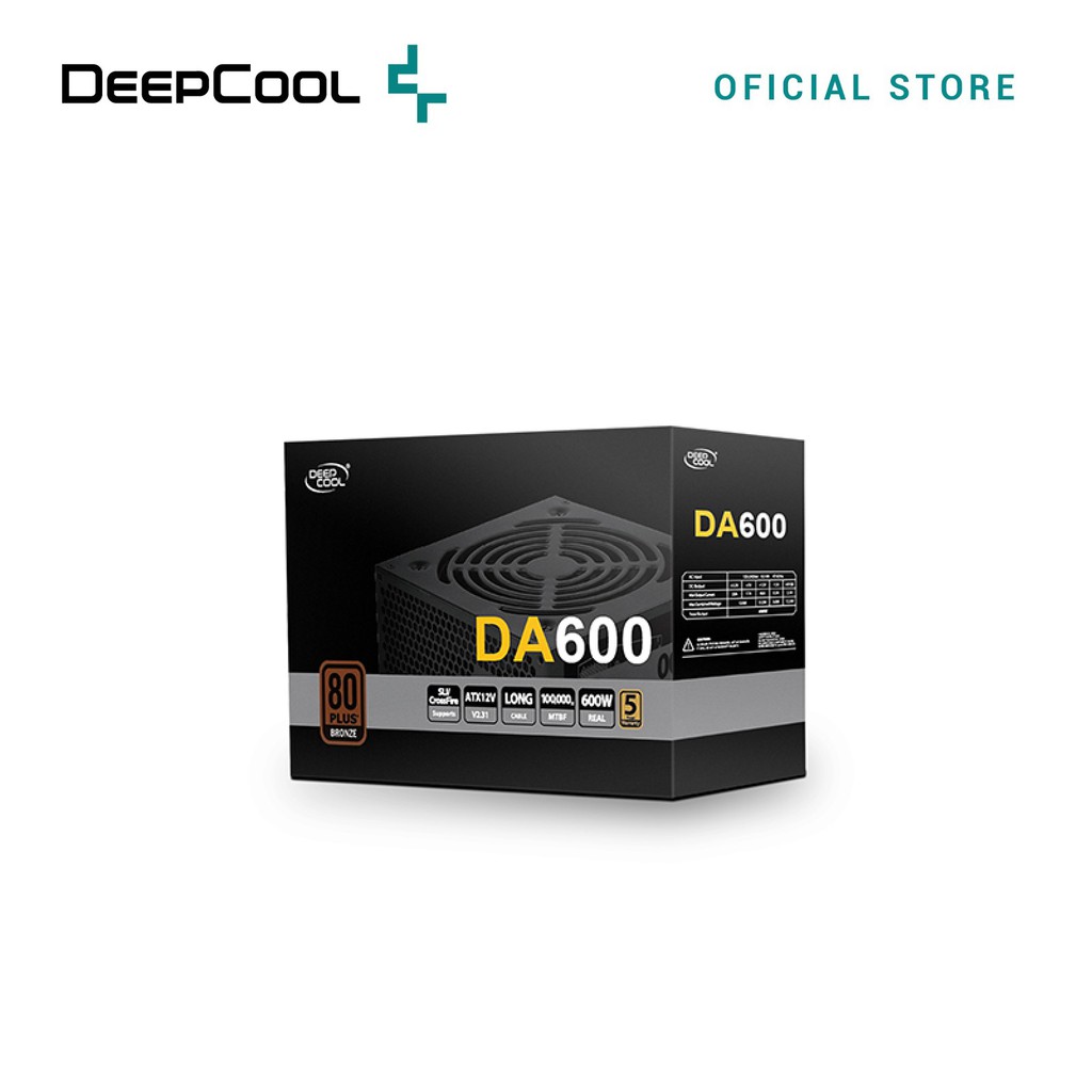Deepcool DP-BZ-DA600N DA600 600W 80 Plus Bronze Power Supply | Shopee ...
